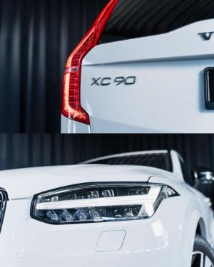 White Volvo XC90 2020 in Vilnius, with an engine capacity of 1.97 L and mileage of 63 thousand km for 36500 €, photo 9 on AUTOMOTO.COM.LV