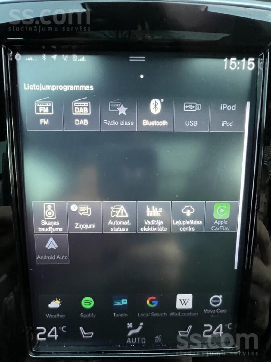 Белый Вольво ХС90 2021 в Рига, объемом двигателя 2.00 л и пробегом 64 тыс. км за 41500 €, фото 28 на AUTOMOTO.COM.LV
