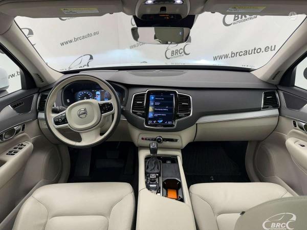 White Volvo XC90 2021 in Vilnius, with an engine capacity of 1.97 L and mileage of 92 thousand km for 31900 €, photo 4 on AUTOMOTO.COM.LV