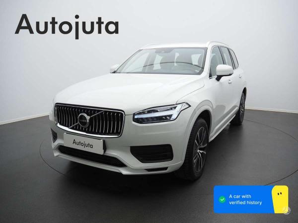 White Volvo XC90 2021 in Vilnius, with an engine capacity of 1.97 L and mileage of 108 thousand km for 34400 €, photo 1 on AUTOMOTO.COM.LV