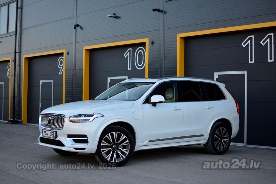 White Volvo XC90 2021 in Tartu, with an engine capacity of 2.00 L and mileage of 100 thousand km for 42900 €, photo 3 on AUTOMOTO.COM.LV