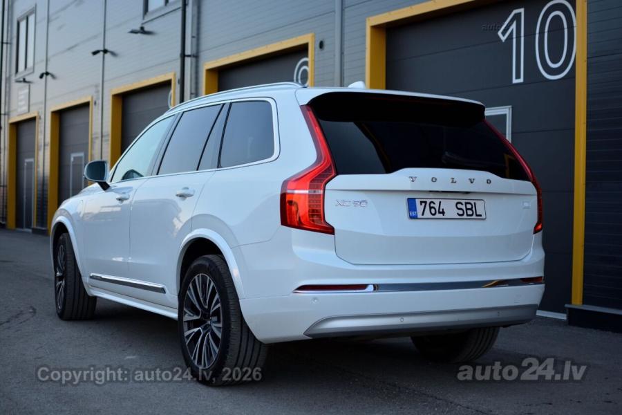 White Volvo XC90 2021 in Tartu, with an engine capacity of 2.00 L and mileage of 100 thousand km for 42900 €, photo 6 on AUTOMOTO.COM.LV