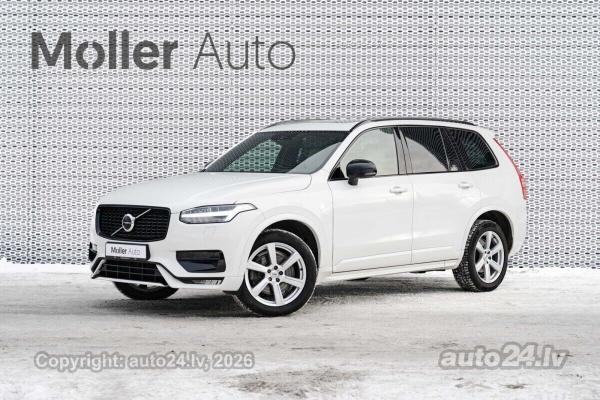 White Volvo XC90 2021 in Riga, with an engine capacity of 2.00 L and mileage of 171 thousand km for 30221 €, photo 1 on AUTOMOTO.COM.LV