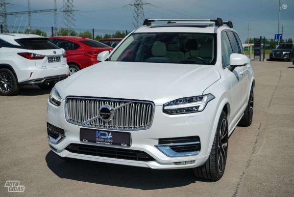 White Volvo XC90 2021 in Marijampole, with an engine capacity of 2.00 L and mileage of 97 thousand km for 29950 €, photo 4 on AUTOMOTO.COM.LV