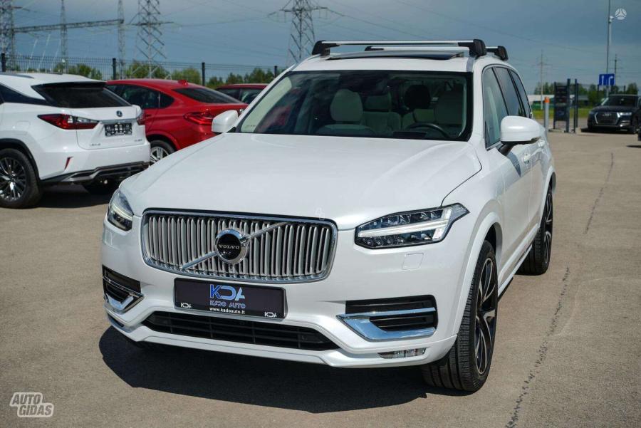 Balts Volvo XC90 2021 Marijampole, ar dzinēja tilpumu 2.00 L un nobraukumu 97 tūkst. km par 29950 €, foto 5 vietnē AUTOMOTO.COM.LV
