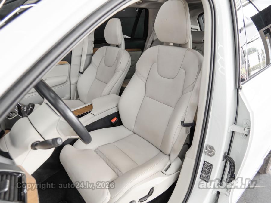 White Volvo XC90 2021 in Tallinn, with an engine capacity of 2.00 L and mileage of 107 thousand km for 42490 €, photo 13 on AUTOMOTO.COM.LV