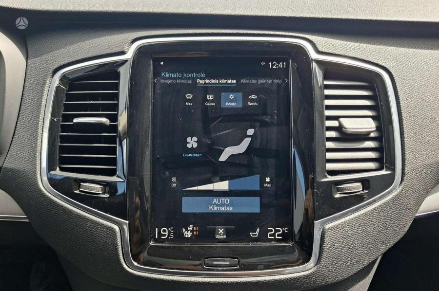 Balts Volvo XC90 2021 Šauļi, ar dzinēja tilpumu 1.97 L un nobraukumu 173 tūkst. km par 30950 €, foto 41 vietnē AUTOMOTO.COM.LV