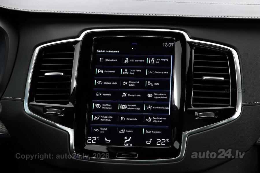Balts Volvo XC90 2021 Tallina, ar dzinēja tilpumu 2.00 L un nobraukumu 76 tūkst. km par 42500 €, foto 16 vietnē AUTOMOTO.COM.LV