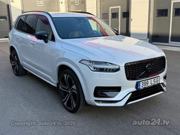 White Volvo XC90 2022 in Tallinn, with an engine capacity of 2.00 L and mileage of 79 thousand km for 48900 €, photo 4 on AUTOMOTO.COM.LV
