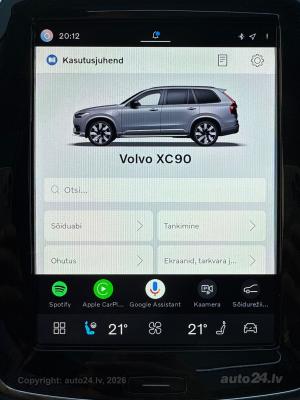 Balts Volvo XC90 2022 Tallina, ar dzinēja tilpumu 2.00 L un nobraukumu 79 tūkst. km par 48900 €, foto 22 vietnē AUTOMOTO.COM.LV