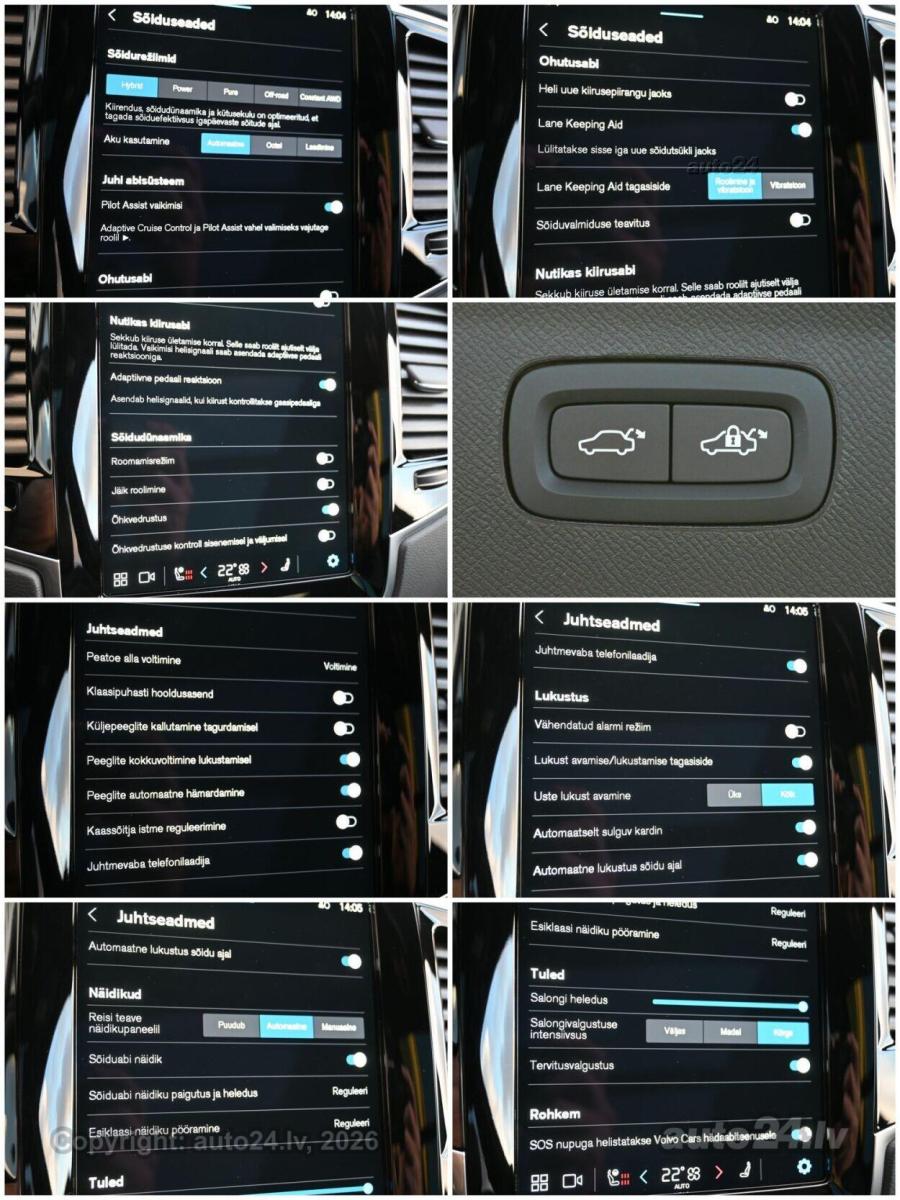 Белый Вольво ХС90 2024 в Таллин, объемом двигателя 2.00 л и пробегом 30 тыс. км за 67900 €, фото 15 на AUTOMOTO.COM.LV