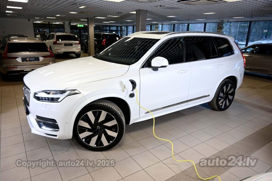 White Volvo XC90 2024 in Tallinn, with an engine capacity of 2.00 L and mileage of 22 thousand km for 64950 €, photo 7 on AUTOMOTO.COM.LV