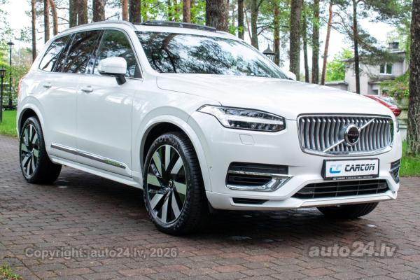 White Volvo XC90 2024 in Tallinn, with an engine capacity of 2.00 L and mileage of 27 thousand km for 69900 €, photo 8 on AUTOMOTO.COM.LV