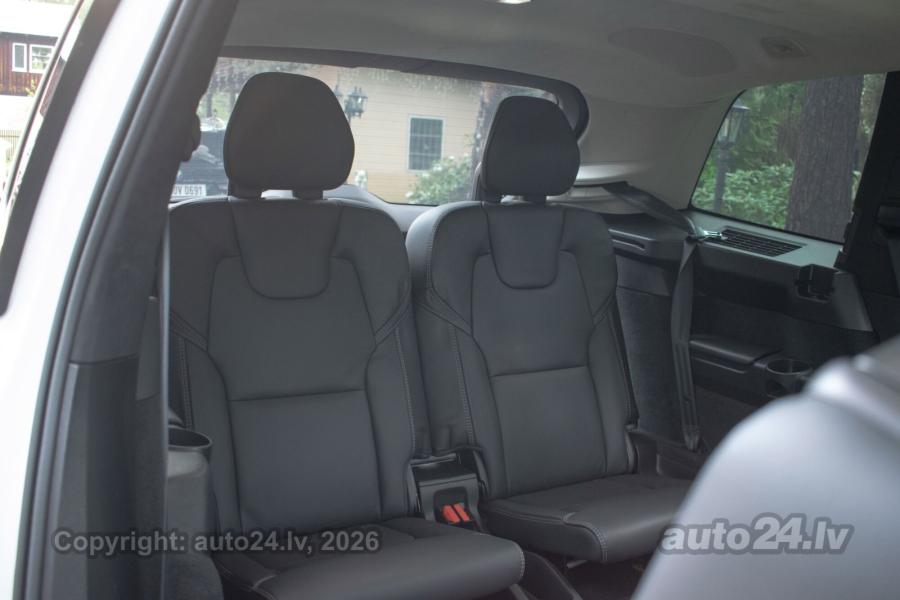 White Volvo XC90 2024 in Tallinn, with an engine capacity of 2.00 L and mileage of 27 thousand km for 69900 €, photo 13 on AUTOMOTO.COM.LV