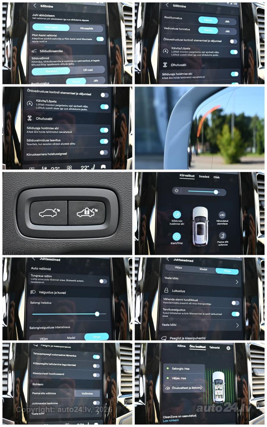 Balts Volvo XC90 2024 Tallina, ar dzinēja tilpumu 2.00 L un nobraukumu 29 tūkst. km par 62880 €, foto 15 vietnē AUTOMOTO.COM.LV