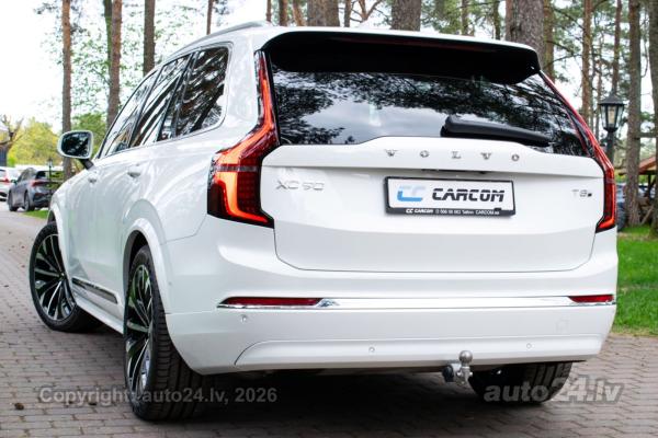 White Volvo XC90 2025 in Tallinn, with an engine capacity of 2.00 L and mileage of 20 thousand km for 74900 €, photo 7 on AUTOMOTO.COM.LV
