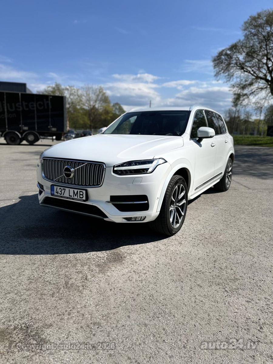 Balts Volvo XC90 2017 Tallina, ar dzinēja tilpumu 2.00 L un nobraukumu 170 tūkst. km par 30999 €, foto 1 vietnē AUTOMOTO.COM.LV