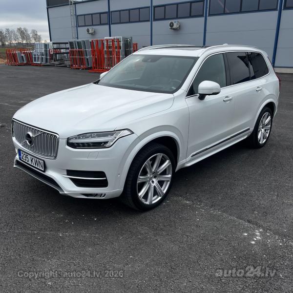 White Volvo XC90 2018 in Tallinn, with an engine capacity of 2.00 L and mileage of 111 thousand km for 33500 €, photo 4 on AUTOMOTO.COM.LV