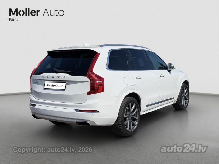 White Volvo XC90 2018 in Parnu, with an engine capacity of 2.00 L and mileage of 98 thousand km for 34900 €, photo 3 on AUTOMOTO.COM.LV