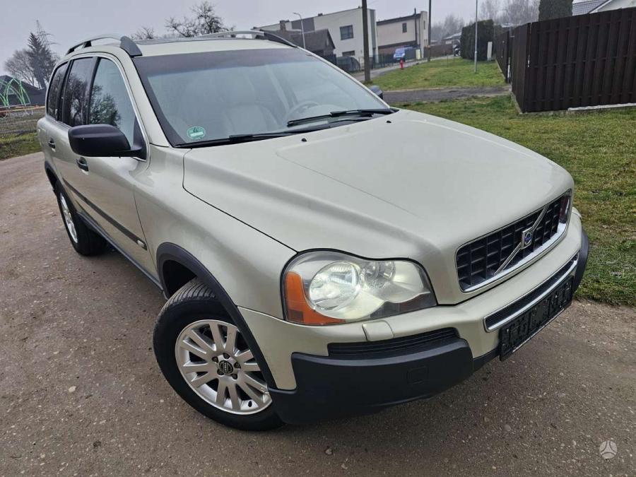 Yellow Volvo XC90 2006 in Kaunas, with an engine capacity of 2.40 L and mileage of 283 thousand km for 4450 €, photo 2 on AUTOMOTO.COM.LV