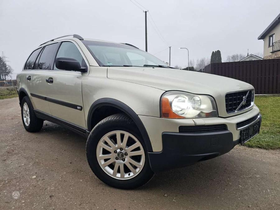 Yellow Volvo XC90 2006 in Kaunas, with an engine capacity of 2.40 L and mileage of 283 thousand km for 4450 €, photo 3 on AUTOMOTO.COM.LV