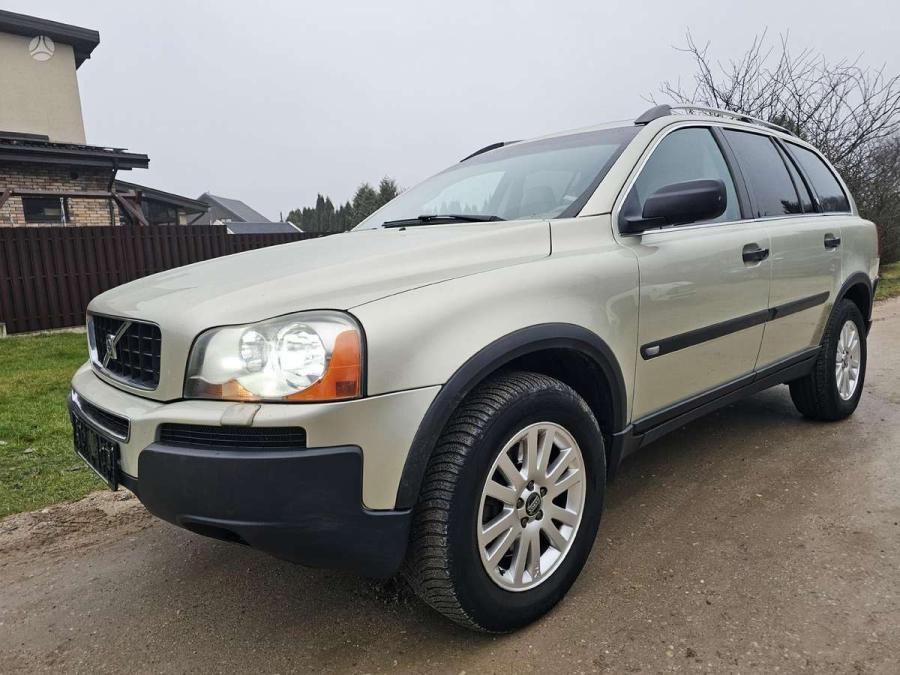 Yellow Volvo XC90 2006 in Kaunas, with an engine capacity of 2.40 L and mileage of 283 thousand km for 4450 €, photo 12 on AUTOMOTO.COM.LV
