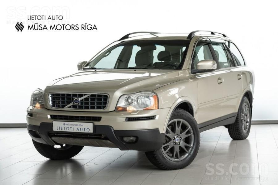 Yellow Volvo XC90 2008 in Riga, with an engine capacity of 2.40 L and mileage of 224 thousand km for 5590 €, photo 1 on AUTOMOTO.COM.LV