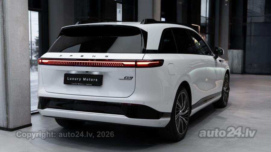 Balts Xpeng G9 2026 Tallina, ar dzinēja tilpumu 0.00 L un nobraukumu 5 tūkst. km par 78000 €, foto 8 vietnē AUTOMOTO.COM.LV