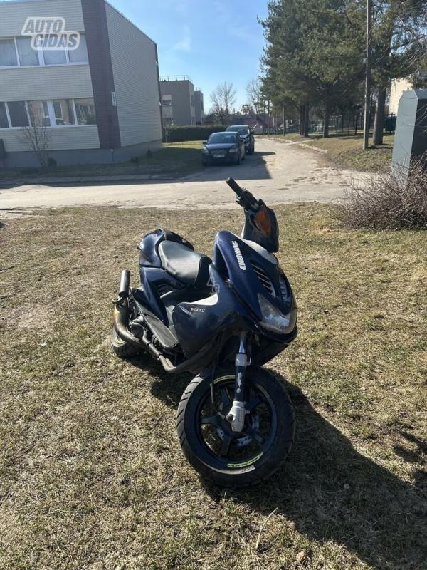 Blue Yamaha Aerox 2008 in Siauliai, with an engine capacity of 0.05 L and mileage of 0 thousand km for 900 €, photo 2 on AUTOMOTO.COM.LV