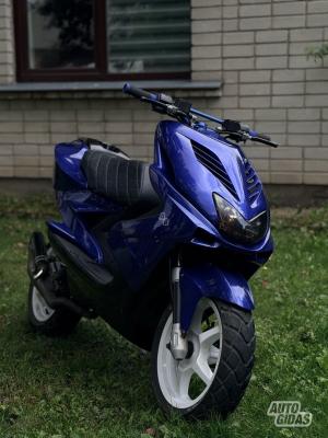 Blue Yamaha Aerox 2009 in Kaunas, with an engine capacity of 0.05 L and mileage of 23 thousand km for 1500 €, photo  on AUTOMOTO.COM.LV