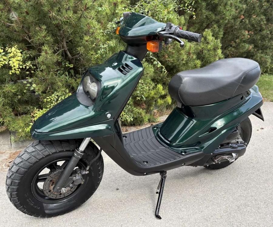 Zaļš Yamaha Booster 2003 Kauņa, ar dzinēja tilpumu 49.00 L un nobraukumu 9 tūkst. km par 1399 €, foto 1 vietnē AUTOMOTO.COM.LV