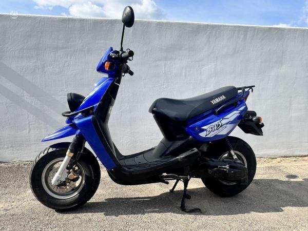 Yamaha Booster 2001 Panevēža, ar dzinēja tilpumu 0.10 L un nobraukumu 30 tūkst. km par 1600 €, foto 1 vietnē AUTOMOTO.COM.LV