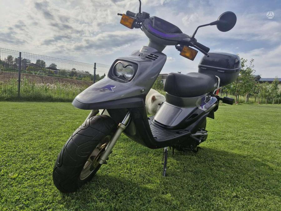 Violet Yamaha BWS 1997 in Vilnius, with an engine capacity of 49.00 L and mileage of 30 thousand km for 1150 €, photo 9 on AUTOMOTO.COM.LV