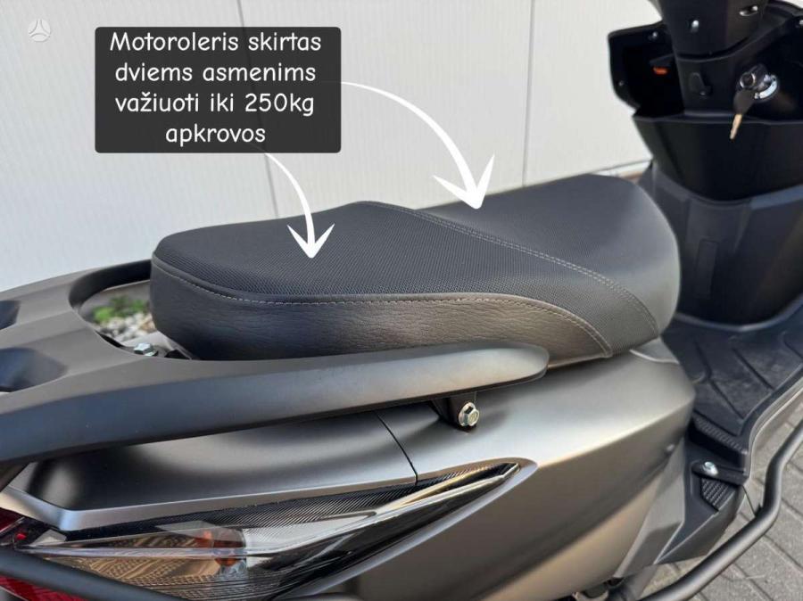 Melns Yamaha Cygnus 2025 Viļņa, ar dzinēja tilpumu 49.00 L un nobraukumu 1 tūkst. km par 1340 €, foto 7 vietnē AUTOMOTO.COM.LV