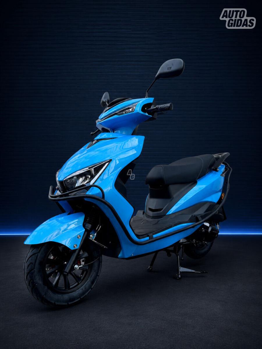 Blue Yamaha Cygnus 2026 in Klaipeda, with an engine capacity of 0.05 L and mileage of 0 thousand km for 1350 €, photo 3 on AUTOMOTO.COM.LV