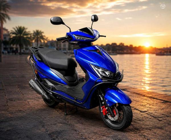 Zils Yamaha Cygnus 2026 Druskininkai, ar dzinēja tilpumu 49.00 L un nobraukumu 0 tūkst. km par 1350 €, foto 1 vietnē AUTOMOTO.COM.LV