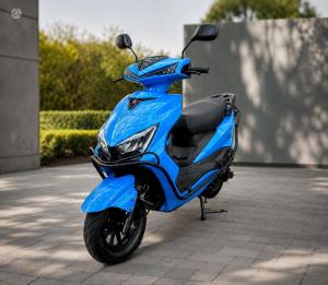 Blue Yamaha Cygnus 2026 in Anyksciai, with an engine capacity of 49.00 L and mileage of 0 thousand km for 1350 €, photo  on AUTOMOTO.COM.LV