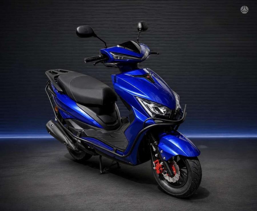 Zils Yamaha Cygnus 2026 Klaipėda, ar dzinēja tilpumu 49.00 L un nobraukumu 0 tūkst. km par 1350 €, foto 1 vietnē AUTOMOTO.COM.LV