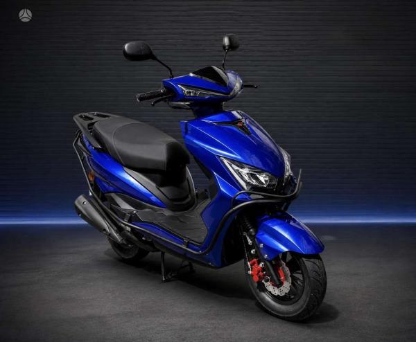Blue Yamaha Cygnus 2026 in Klaipeda, with an engine capacity of 49.00 L and mileage of 0 thousand km for 1350 €, photo 1 on AUTOMOTO.COM.LV