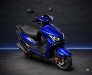 Zils Yamaha Cygnus 2026 Plungė, ar dzinēja tilpumu 49.00 L un nobraukumu 0 tūkst. km par 1350 €, foto  vietnē AUTOMOTO.COM.LV