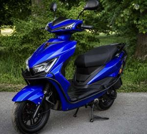 Zils Yamaha Cygnus 2026 Plungė, ar dzinēja tilpumu 49.00 L un nobraukumu 0 tūkst. km par 1350 €, foto 4 vietnē AUTOMOTO.COM.LV