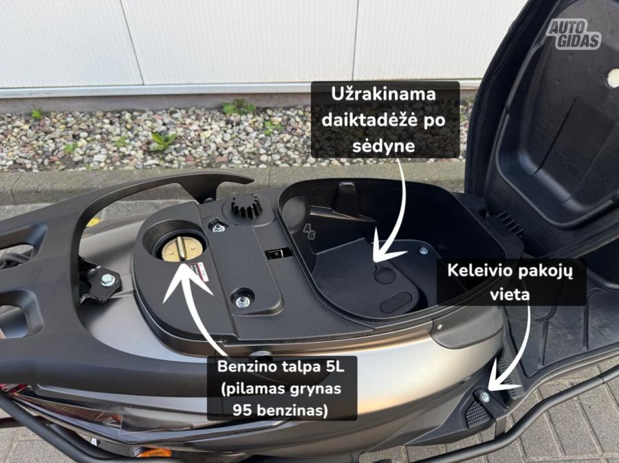 Pelēks Yamaha Cygnus 2026 Klaipėda, ar dzinēja tilpumu 0.05 L un nobraukumu 1 tūkst. km par 1350 €, foto 11 vietnē AUTOMOTO.COM.LV
