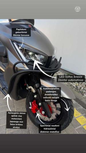 Pelēks Yamaha Cygnus 2026 Panevēža, ar dzinēja tilpumu 49.00 L un nobraukumu 0 tūkst. km par 1350 €, foto 6 vietnē AUTOMOTO.COM.LV