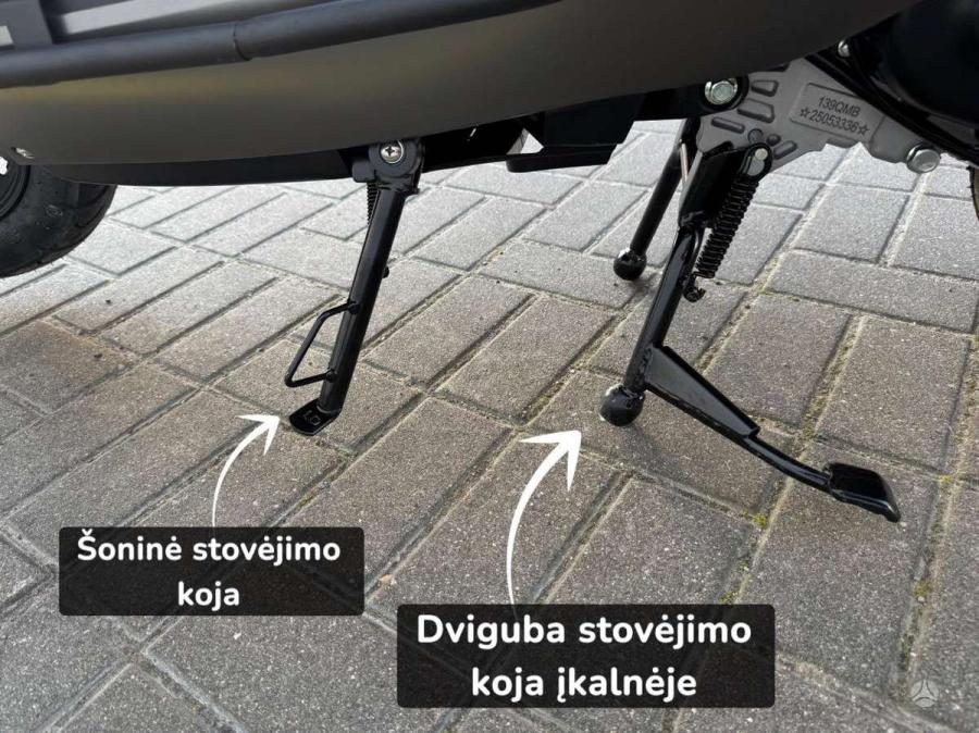 Pelēks Yamaha Cygnus 2026 Panevēža, ar dzinēja tilpumu 49.00 L un nobraukumu 0 tūkst. km par 1350 €, foto 12 vietnē AUTOMOTO.COM.LV