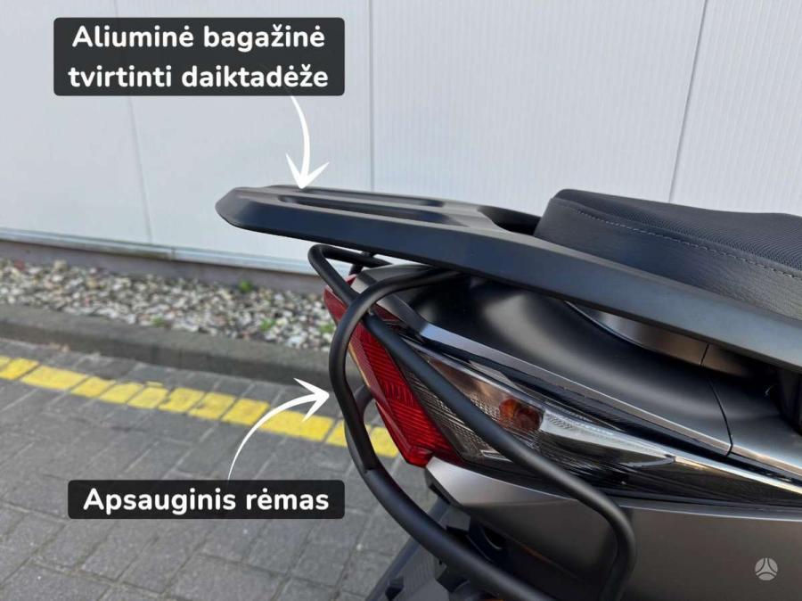 Pelēks Yamaha Cygnus 2026 Pasvalys, ar dzinēja tilpumu 49.00 L un nobraukumu 0 tūkst. km par 1350 €, foto 9 vietnē AUTOMOTO.COM.LV