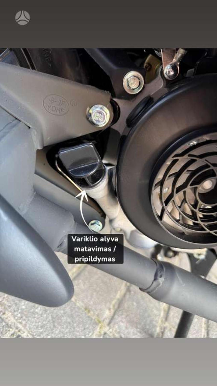 Grey Yamaha Cygnus 2026 in Klaipeda, with an engine capacity of 49.00 L and mileage of 0 thousand km for 1350 €, photo 13 on AUTOMOTO.COM.LV