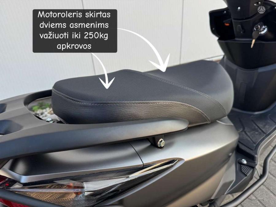 Grey Yamaha Cygnus 2026 in Klaipeda, with an engine capacity of 49.00 L and mileage of 0 thousand km for 1350 €, photo 7 on AUTOMOTO.COM.LV