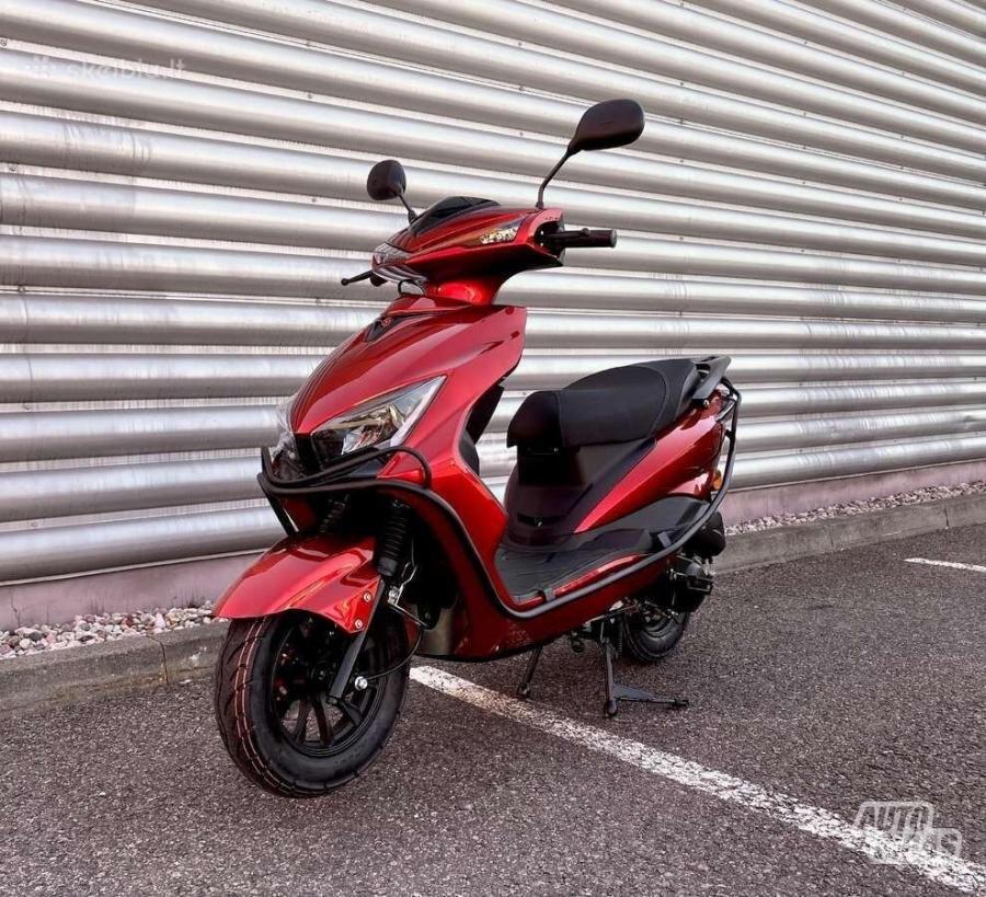Red Yamaha Cygnus 2026 in Taurage, with an engine capacity of 0.05 L and mileage of 1 thousand km for 1350 €, photo 6 on AUTOMOTO.COM.LV