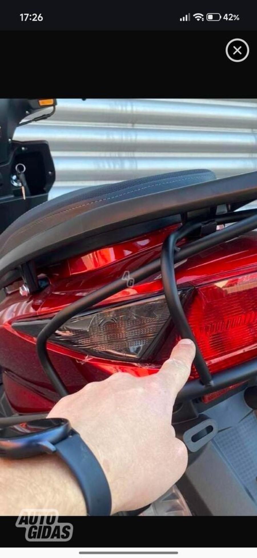 Sarkans Yamaha Cygnus 2026 Viļņa, ar dzinēja tilpumu 0.05 L un nobraukumu 0 tūkst. km par 1100 €, foto 5 vietnē AUTOMOTO.COM.LV