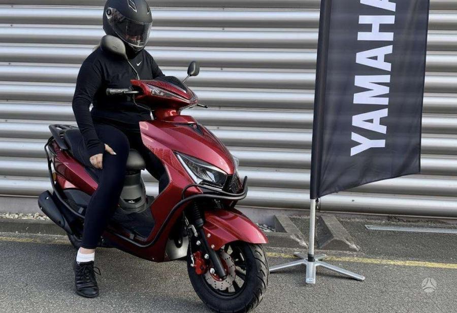 Red Yamaha Cygnus 2026 in Kelme, with an engine capacity of 49.00 L and mileage of 0 thousand km for 1350 €, photo 1 on AUTOMOTO.COM.LV